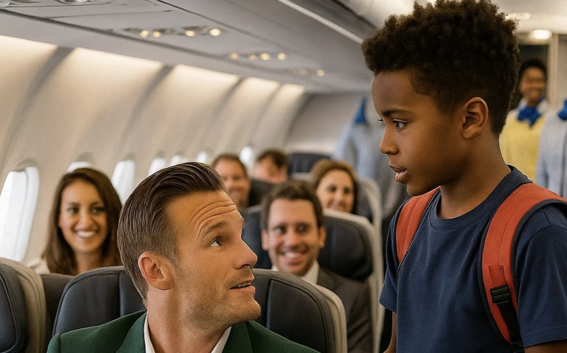 The billionaire’s baby wouldn’t stop crying on the plane until a child ...